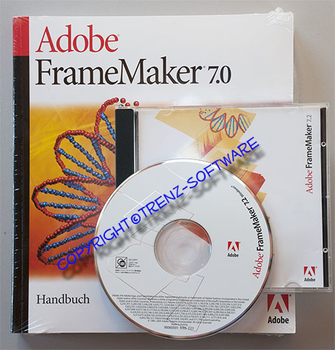 Adobe Framemaker 7.2 deutsch Vollversion Windows - incl. MwSt