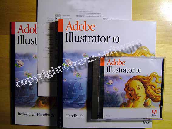 Adobe Illustrator 10 deutsch Windows - incl. MwSt.